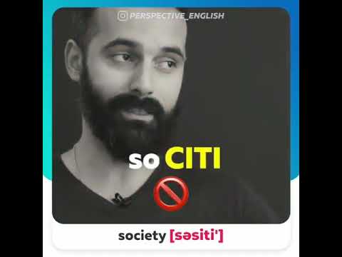 How to Pronounce SOCIETY
