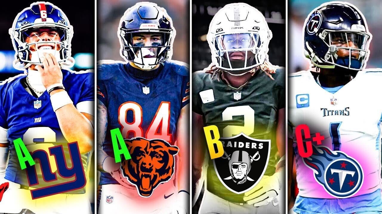 Grading All 32 NFL First Round Draft Picks From 2025 At The End Of The Season
