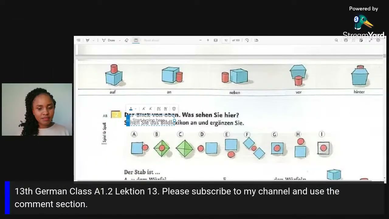 German A1.2 Lektion 13