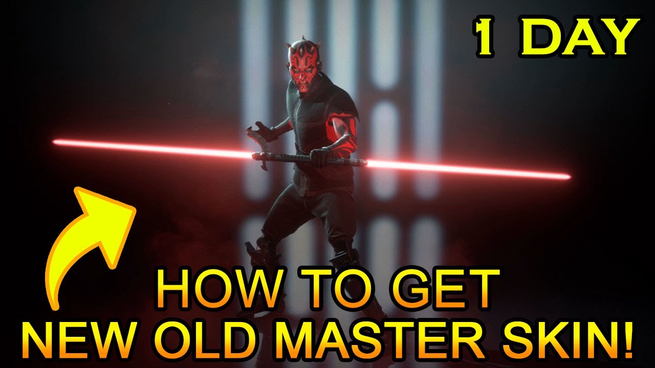 How To Get The New Old Master Skin + Other Event Skins Fast (In 1 Day)! - Star Wars Battlefront 2