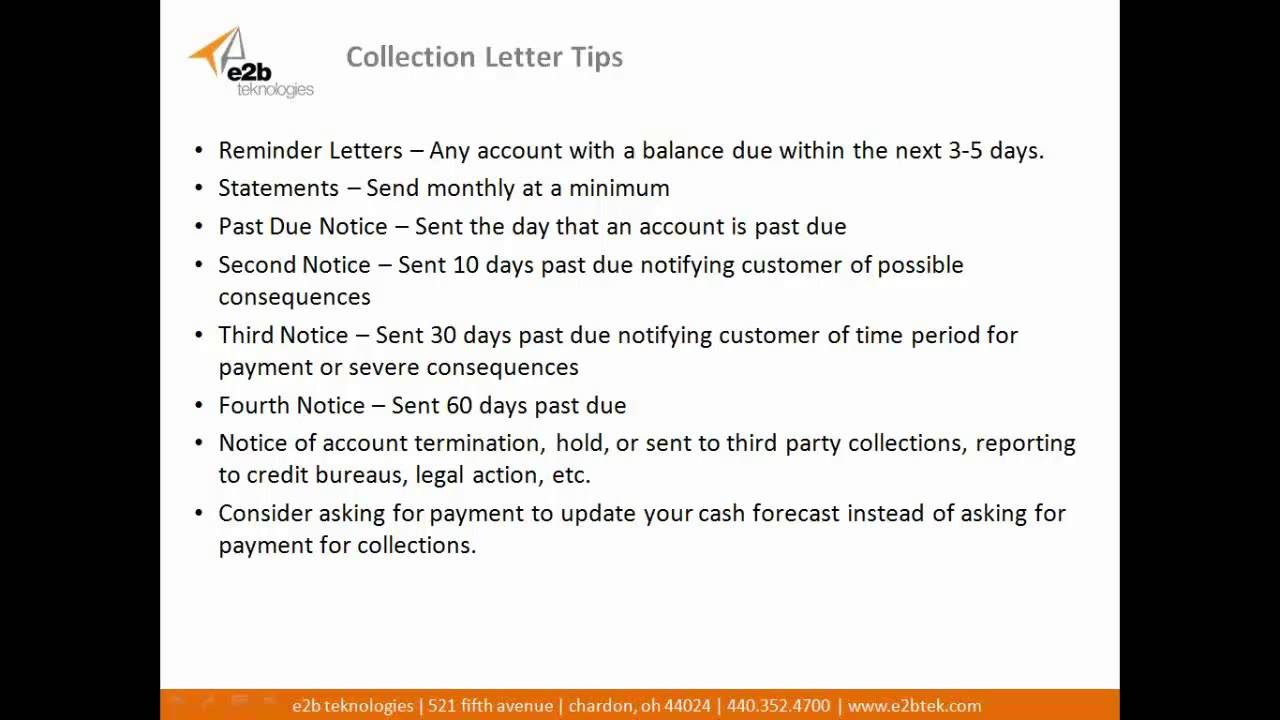 How to Create Effective Collection Letter Templates and Business Credit Policy Documents