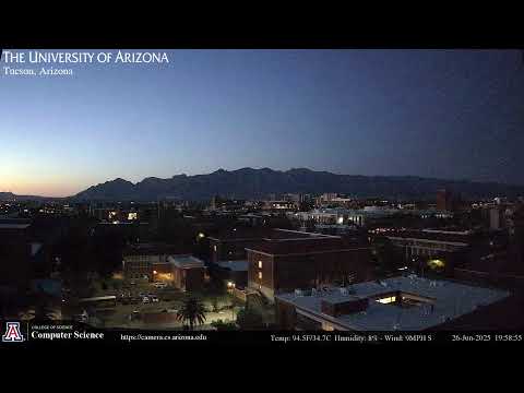 Live Tucson, AZ Webcam - UArizona Computer Science Webcams
