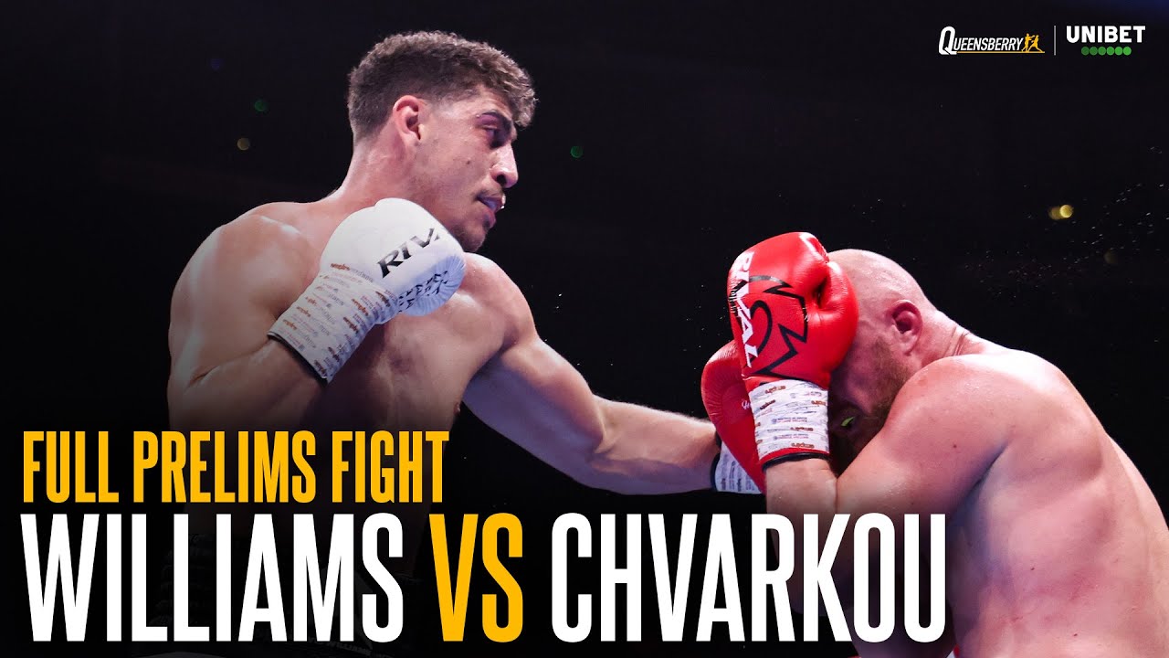 FULL FIGHT | Heavyweight Lewis Williams impresses in 6 round shutout against Viktar Chvarkou 🥊