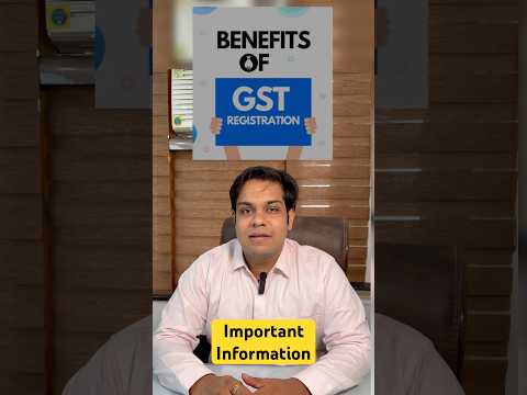 Benefits of GST Registration #gst