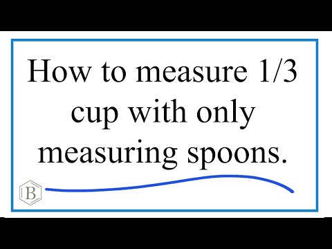 How to Make 1/3 Cup of Butter with Only Measuring Spoons