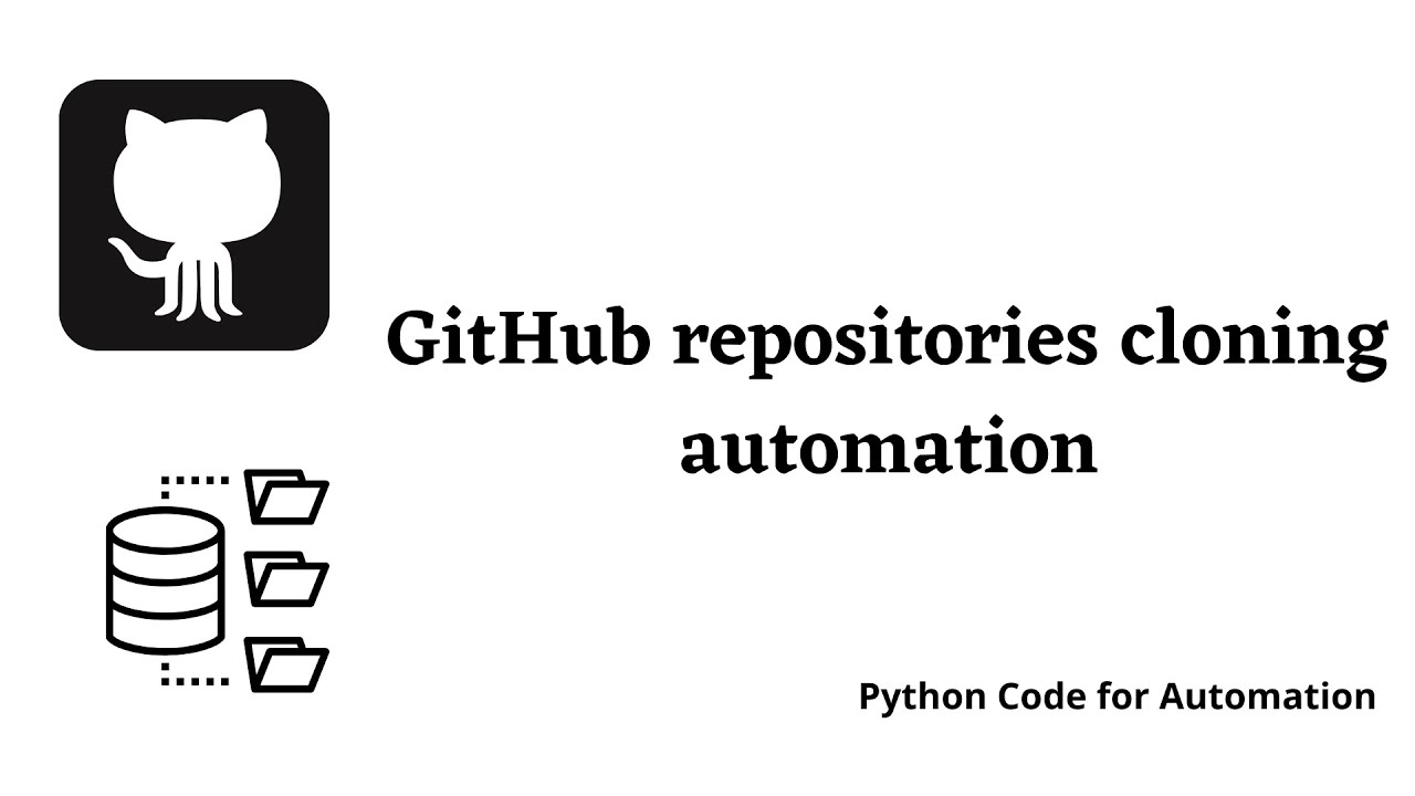 Python code for GitHub repositories cloning automation | Python Script | GIT API usage in python