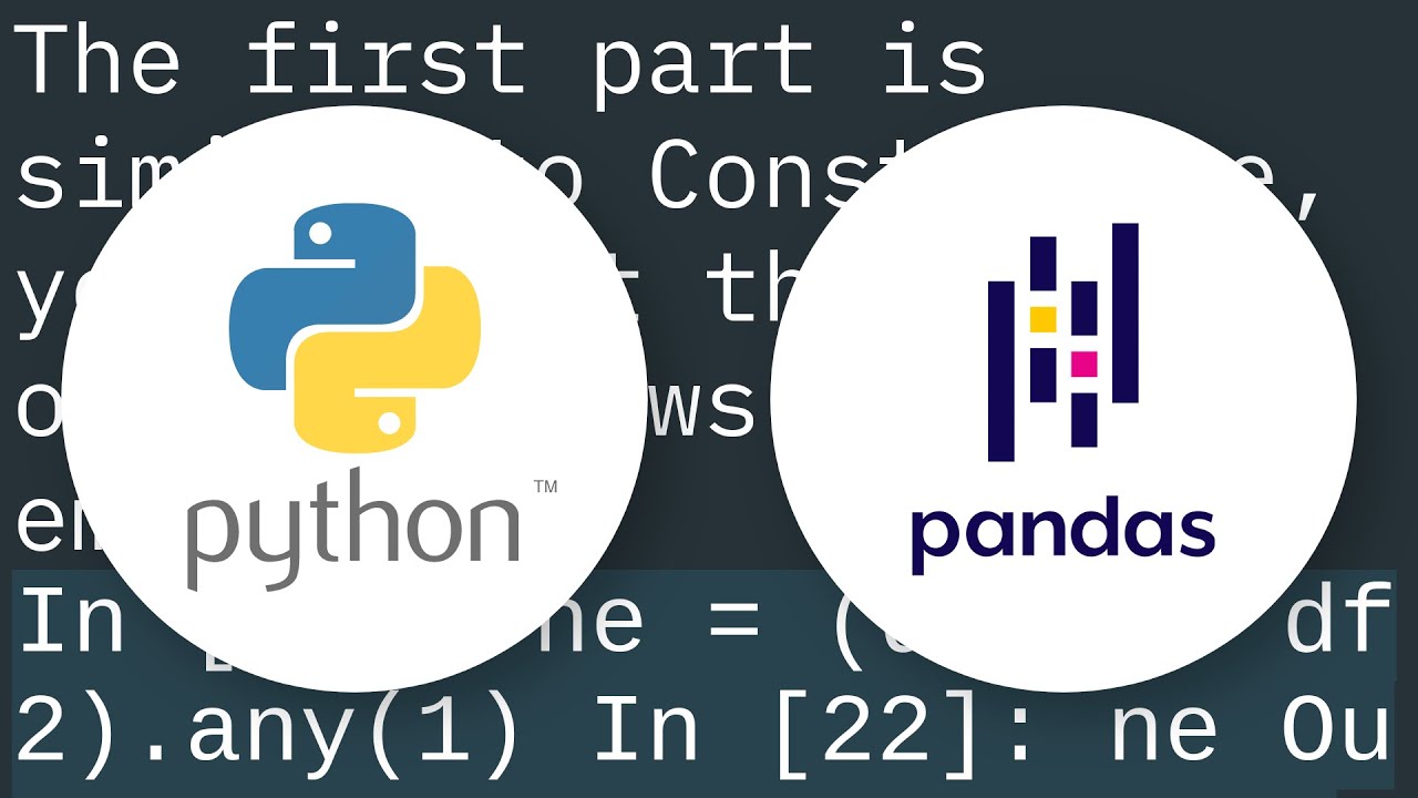Compare two DataFrames and output their differences side-by-side