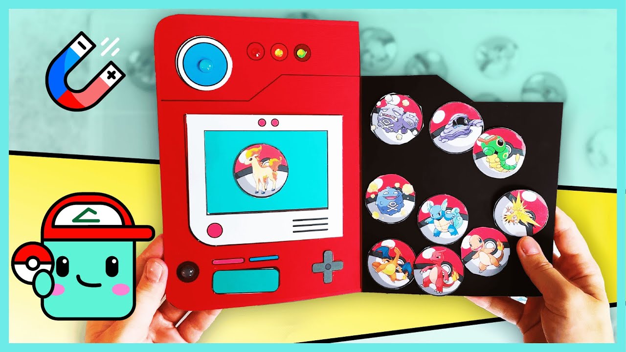 How to Make a Pokédex for Pokémon | Magnetic DIY with Printable Templates