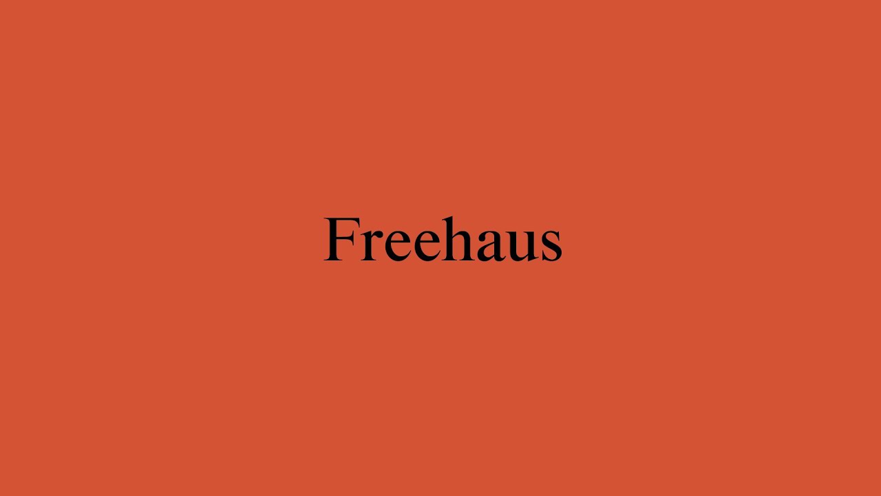 New Architects 4: Freehaus