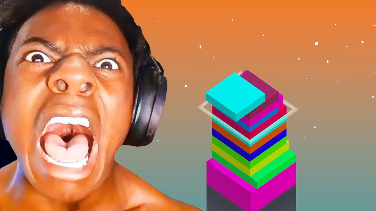 iShowSpeed Goes INSANE Playing Stack Tower