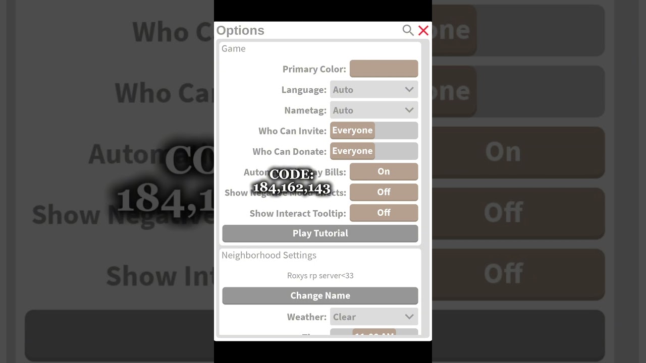 Bloxburg custom primary colors 🌸🤍🌼 #bloxburg #codes #fypシ゚ #shorts #roblox #viral