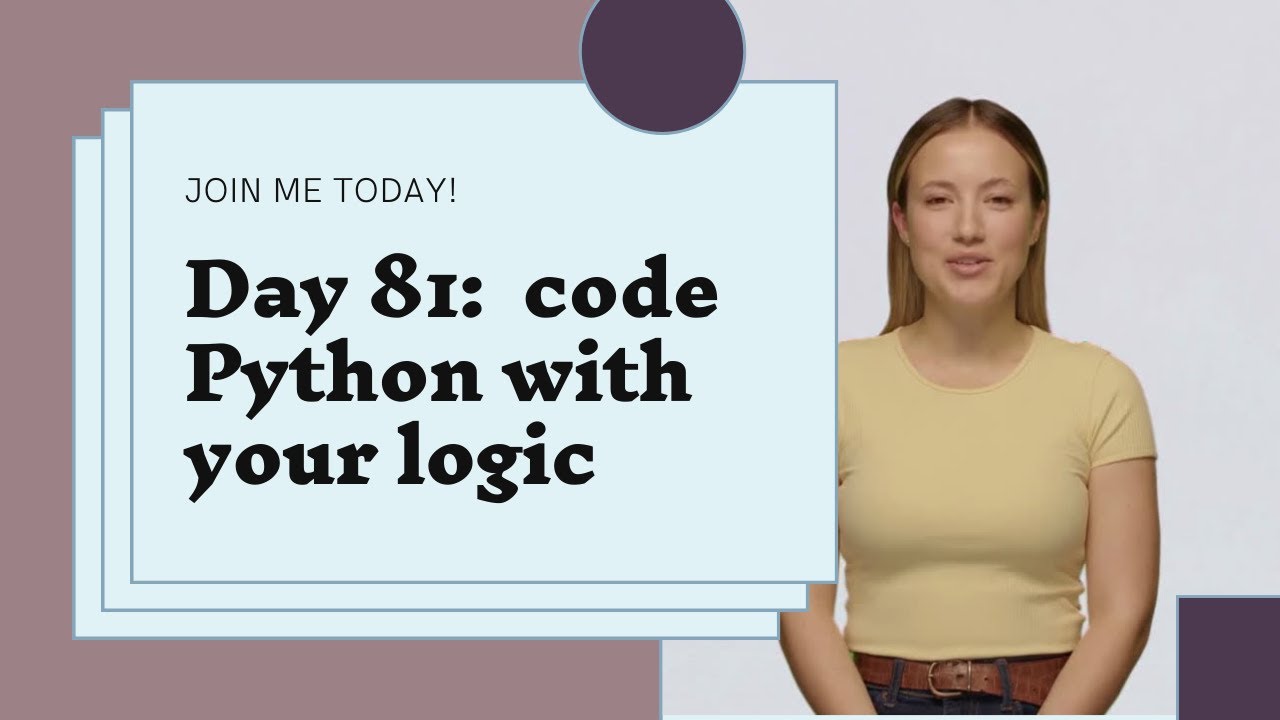 Day 81 - Product of Odd Numbers Python Coding Challenge 100DaysOfCode Coding Series