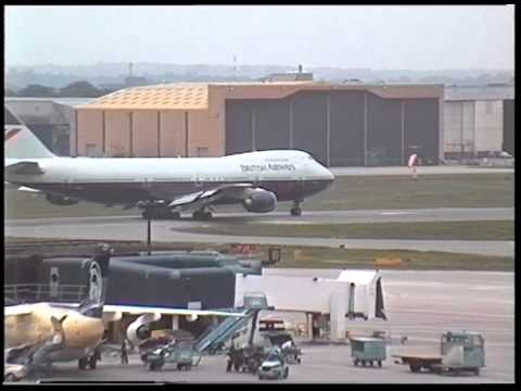 Gatwick Airport May 1997 Boeing 747 - DC10 and others