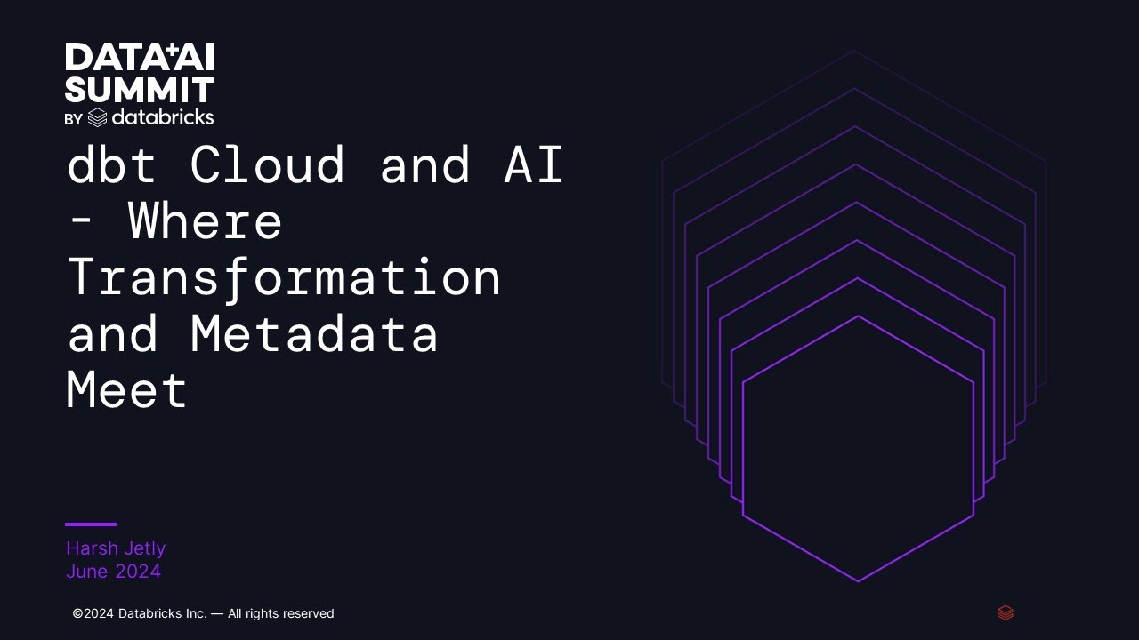 Sponsored by: dbt Labs | dbt Cloud and AI - Where Transformation and Metadata Meet