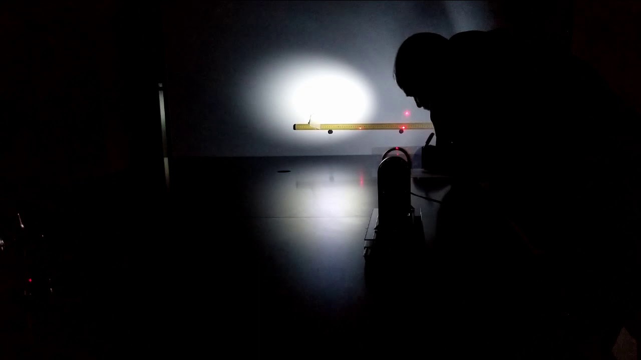 AP Physics 2 Lab - Diffraction Experiment with Red Laser
