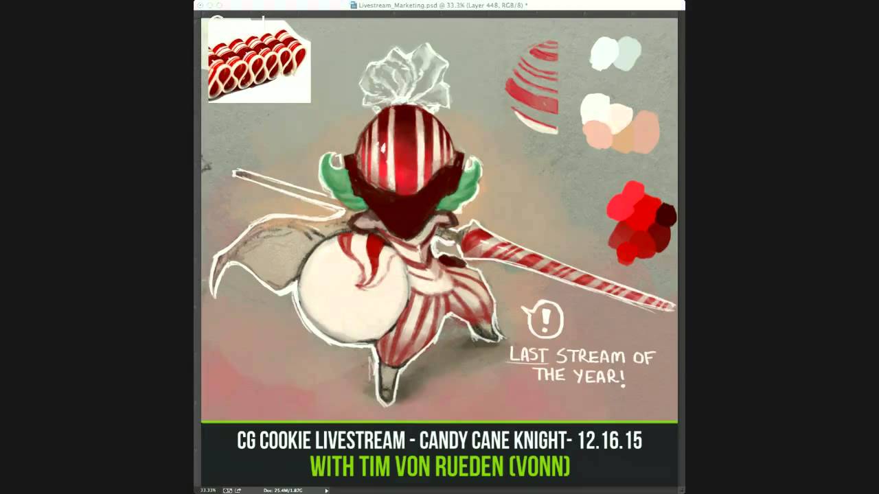 Livestream - Candy Cane Knight - 12.16.2015