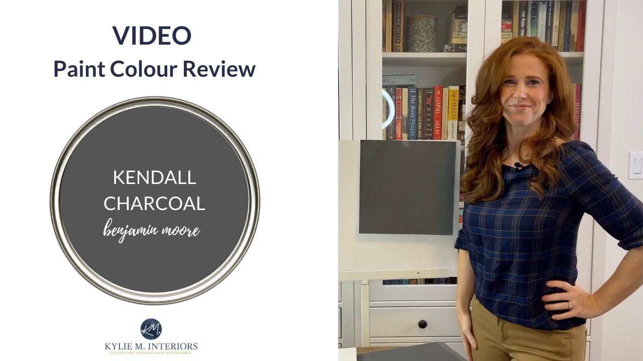 Paint Colour Review: Benjamin Moore Kendall Charcoal HC-166