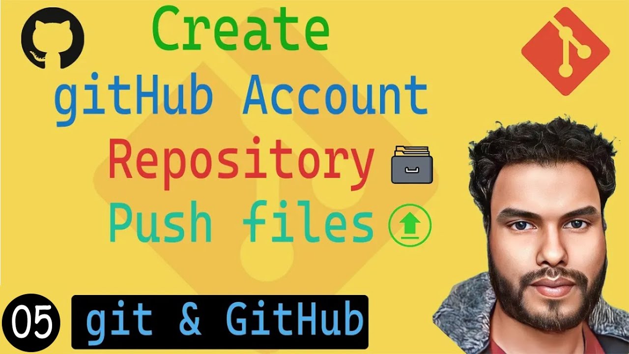 Create GitHub Account , Repository, and Push Files