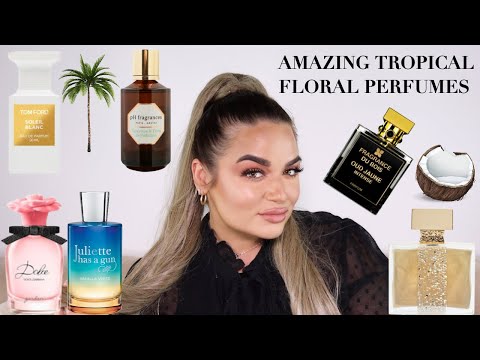 TOP TROPICAL FLORAL SCENTS FOR SPRING & SUMMER 🌺(CHEAP&NICHE) | PERFUME COLLECTION | Paulina Schar