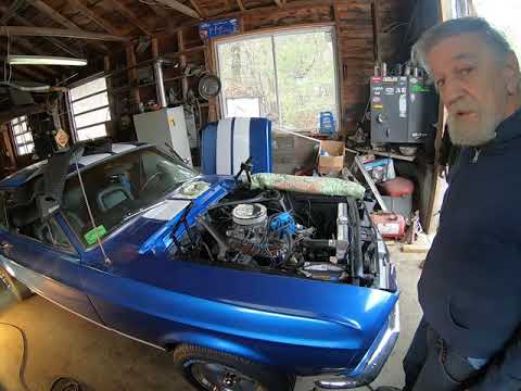 First start of the 302 crate engine from Summit in the 67 Mustang.