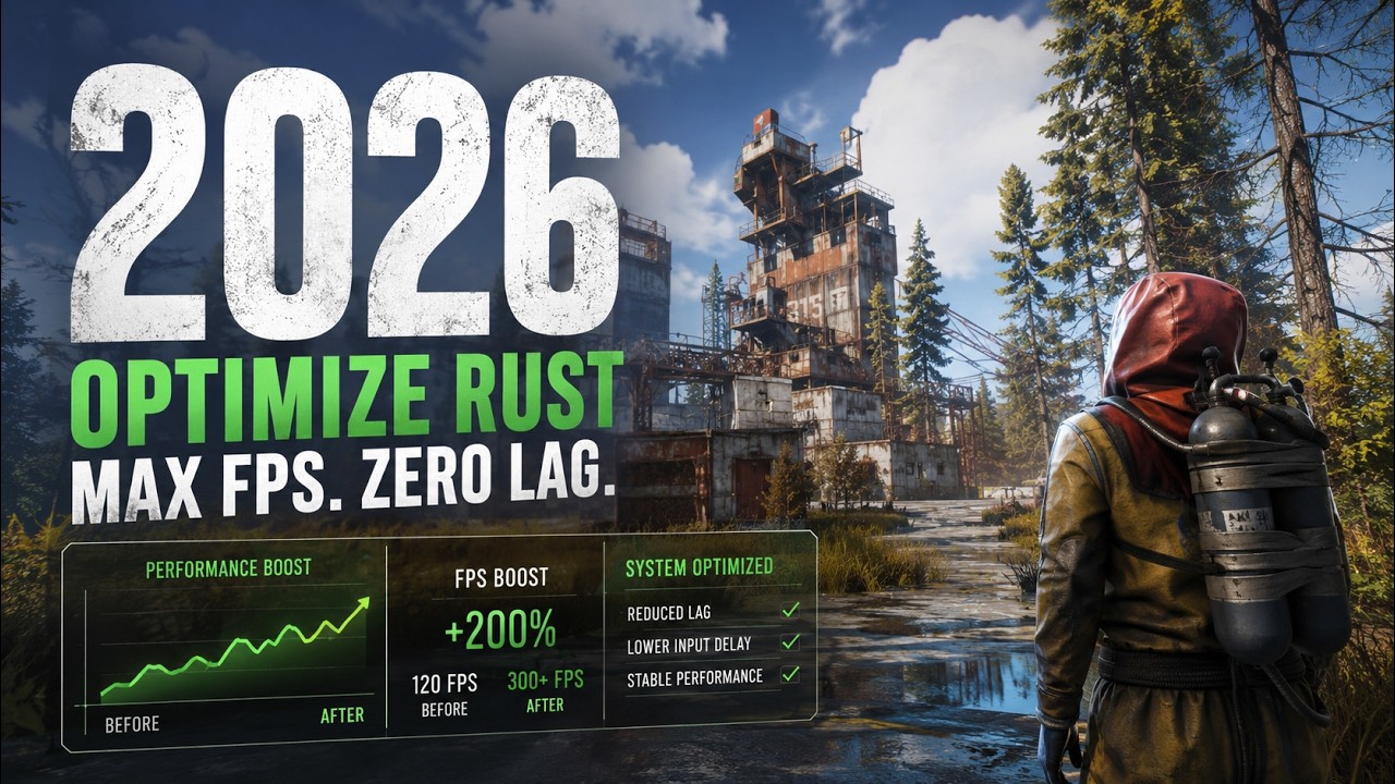 [RUSTTWEAKER 2026] Best Rust FPS Boost & Optimization Guide | Max FPS | RustTweaker Crack