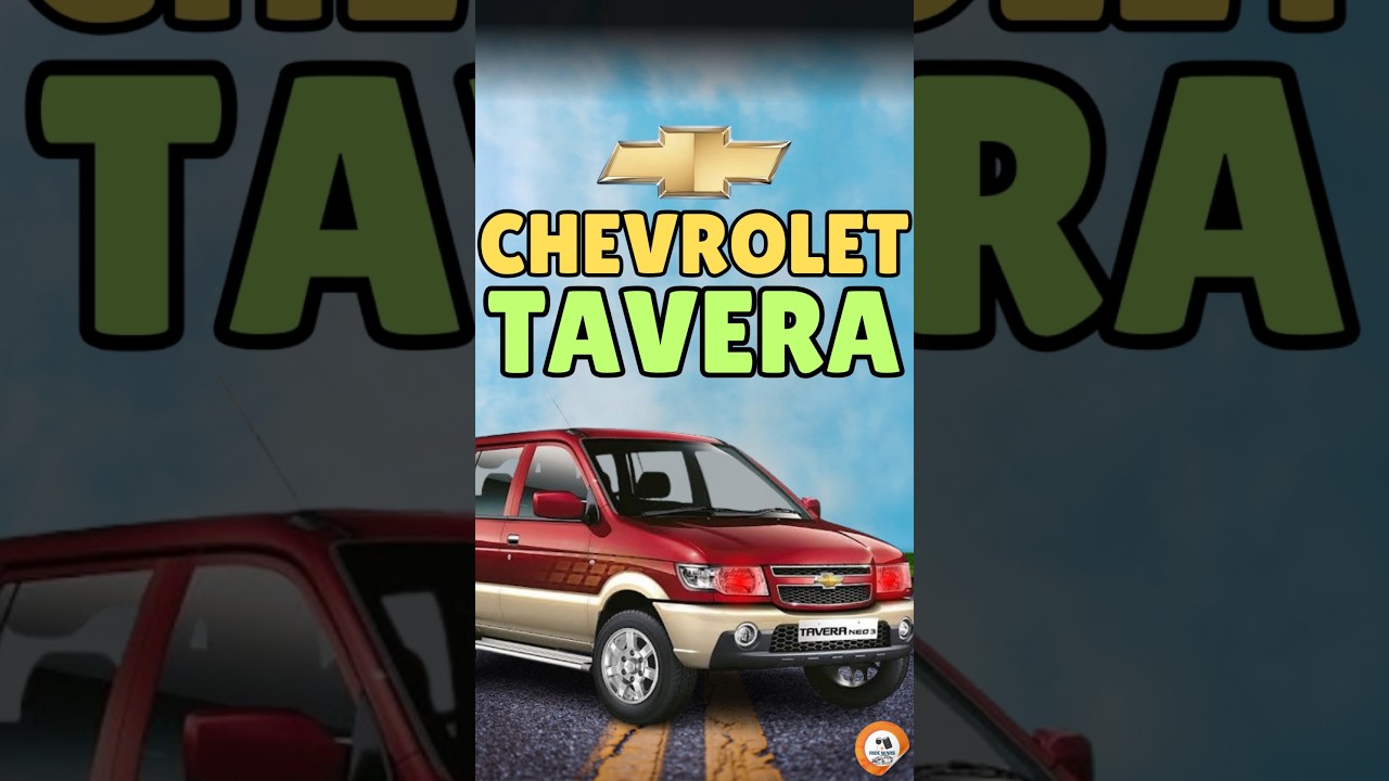 Chevrolet Tavera - The unforgettable car♠️💯
