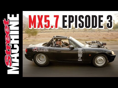 Watch This 1000-HP Twin-Turbo V8 Miata Rip Down the Drag Strip