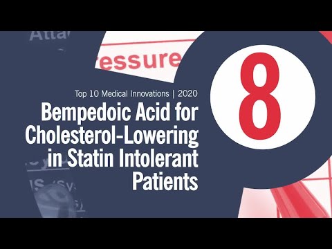 Bempedoic Acid for Cholesterol-Lowering in Statin Intolerant Patients
