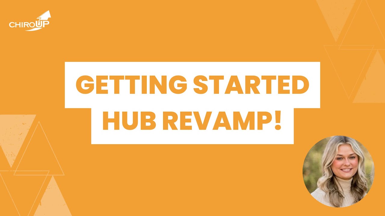 ChiroUp's NEW Getting Started Hub