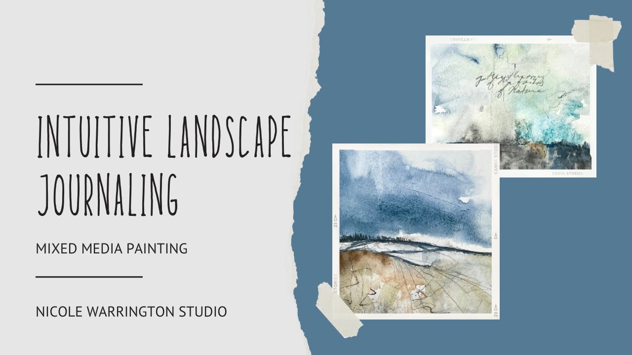 Intuitive Watercolour Landscape Sketch