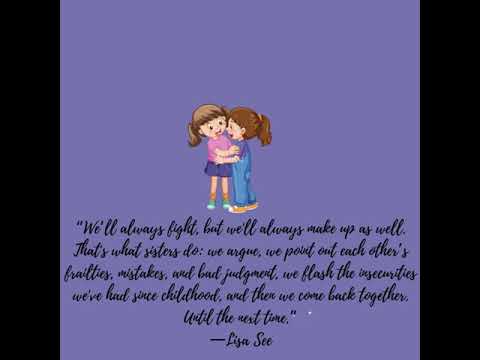 Sister Love Quotes | Quotes About Sisters | Sister Motivational Quotes & Sayings | Girlythoughts