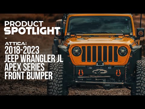 ATTICA 4X4 | 2018-2023 JEEP WRANGLER JL APEX SERIES FRONT BUMPER