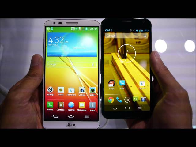 LG G2 vs Motorola Moto X: first look - PhoneArena