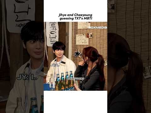 Jihyo and Chaeyoung guessing TXT's MBTI..😭 #txt #twice