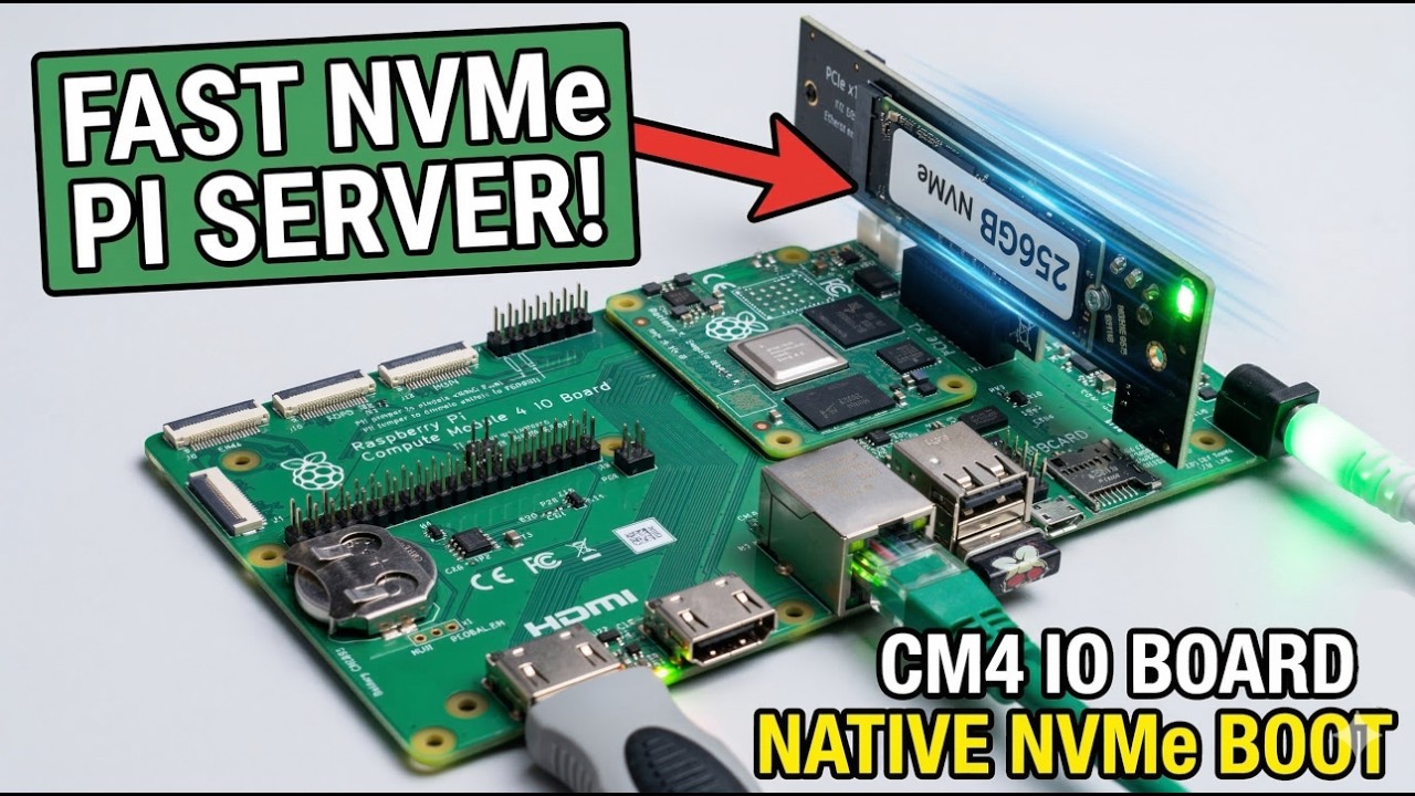 Why I Chose the Raspberry Pi CM4 for My Home Server (Native NVMe Setup)