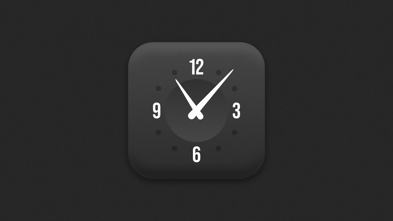 Clock Icon Design | Affinity Designer Tutorial