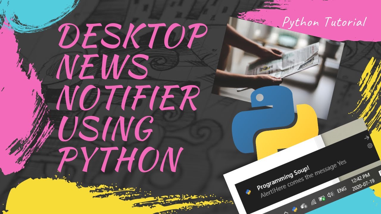 Desktop News Notifier using Python