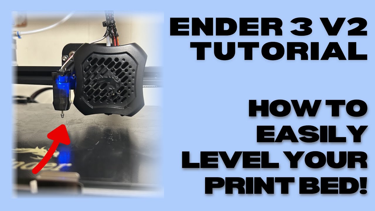 Easy Ender 3 V2 Bed Leveling Tutorial (w/ CR Touch & MRiscoC Pro Firmware)
