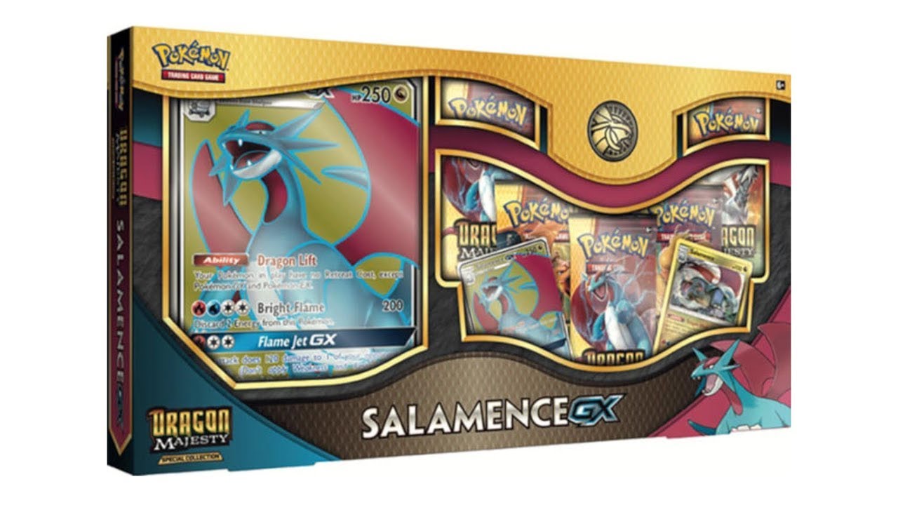 Opening 3x Pokémon TCG: Dragon Majesty Special Collection—Salamence-GX