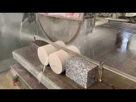 In-house geological sample preparation. Fontaineblue Sandstone