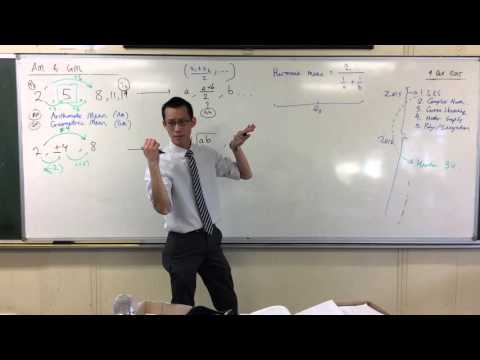 Arithmetic & Geometric Mean (2 of 2: Inserting Multiple Means)
