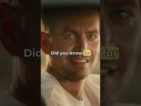 Did you know for FURIOUS 7…