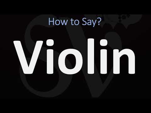 How to Pronounce Violin? (CORRECTLY)