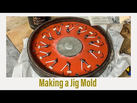 Make a Bass Fishing Jig Mold | SPINCAST | #shorts