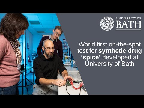 World first on-the-spot test for synthetic drug ‘spice’ developed at University of Bath