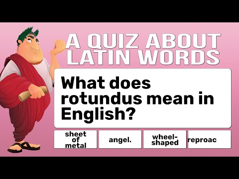 Latin Words Quiz