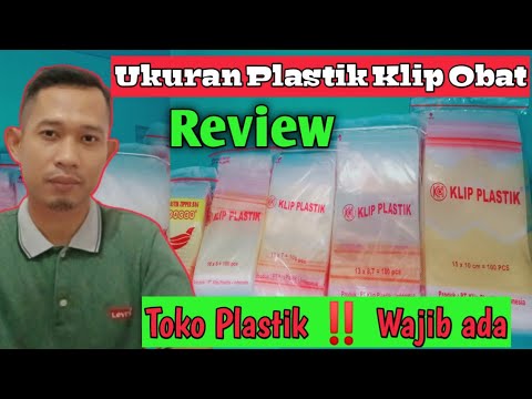 Ukuran Plastik Klip obat ‼️ yang punya usaha toko plastik wajib punya nih plastik klip Zip lock