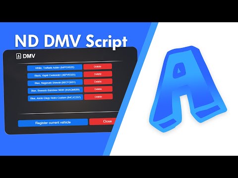 [ND Framework] DMV Script for SonoranCAD & More - Releases - Cfx.re ...
