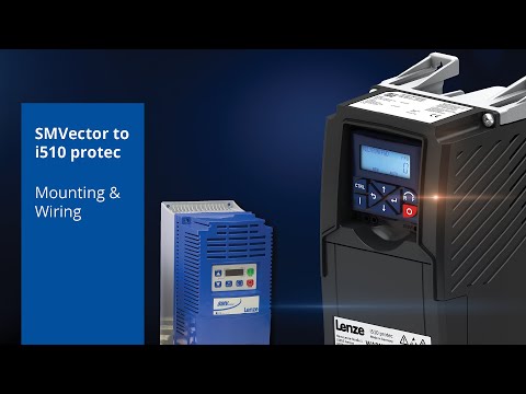 Replacing a Lenze SMVector VFD with a Lenze i510 protec | Mounting and Wiring Step-by-Step Guide