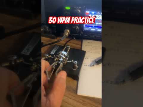 CW Sending Practice #hamradio #cw